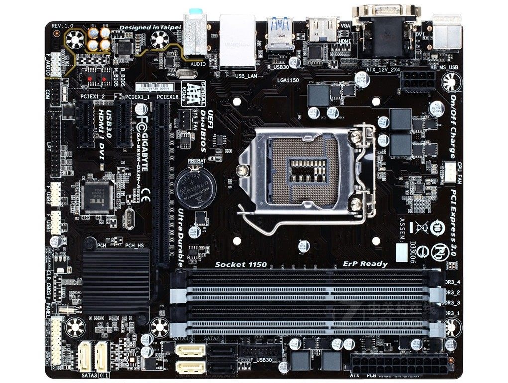 技嘉b85,技嘉b85-hd3,技嘉b85m d3v plus_大山谷图库